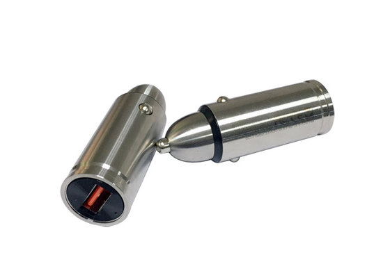 DC12V - 24V Pistol Bullet Shaped USB Car Charger Single Port