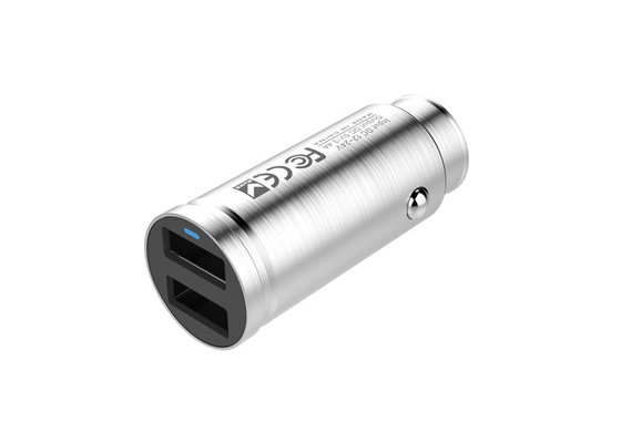 Bullet Quick Micro Double Usb Car Charger Adapter 5V 3.1A / 4.8A for Sumsung Galaxy