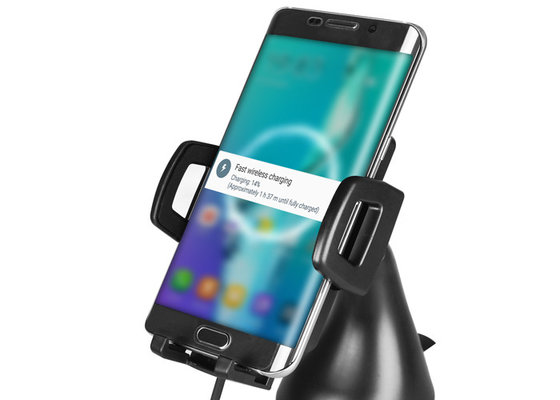 Black Qi Wireless Charging Products Car Mount Air Vent Holder For Samsung Galaxy S8