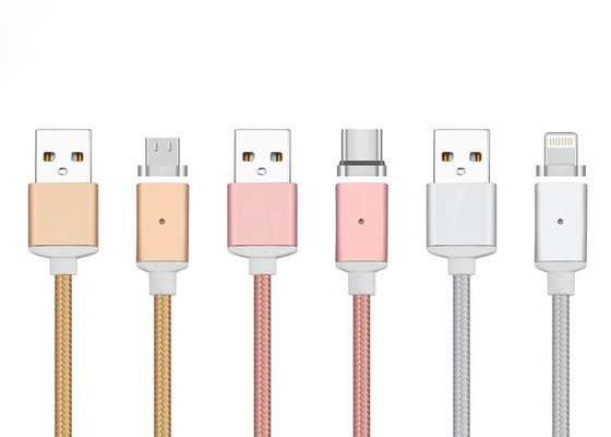 3.3 Feet Super Magnetic Phone Charging Cable Type - C Micro Usb Lightning 3 In 1