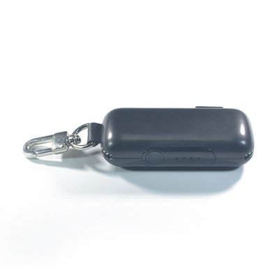 Mfi power bank with key chain 2600mah to 5200mah built-in lightning cable