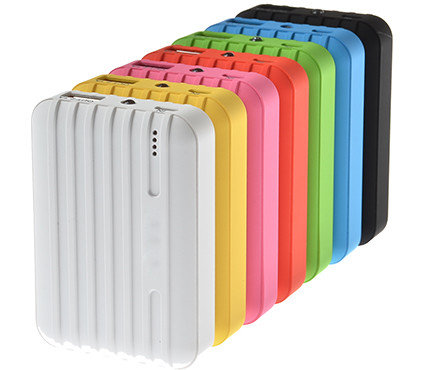 Suitcase Power bank 7800mah with  a banknote-check LED multi color