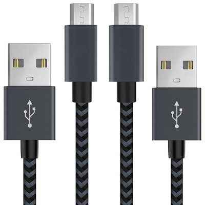 micro USB Data Cable  TPE / Nylon / Jean Cloth / PU Braided with aluminum housing