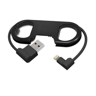 Portable 0.66Ft  MFI Lightning Cable With Beer Bottle Opener Key Chain