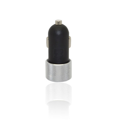Dual USB Aluminum Alloy Car Charger Dual Color 2.1 Amp / 3.4 Amp / 4.2Amp