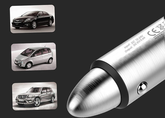 iPad / iPod / Samsung 2 Port Usb Car Charger , Mini Car Mobile Charger