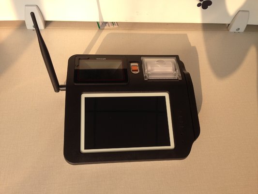 Position d'imprimante thermique de processeur du cortex A9 avec l'identification d'empreinte digitale de scanner de code barres de QR