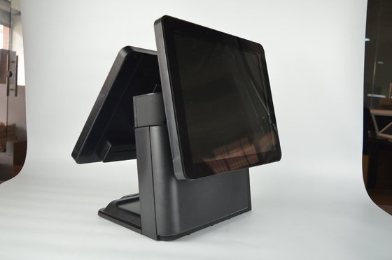 Black Color Touch Screen Android Pos Terminal , Retail Pos Customer Display Systems