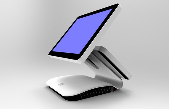 Android a basé la résolution électronique du système 1366*768 de position d'écran tactile de point de vente