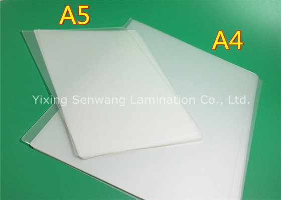 Film di laminazione A4 del sacchetto caldo formato documento con il materiale trasparente dell'ANIMALE DOMESTICO