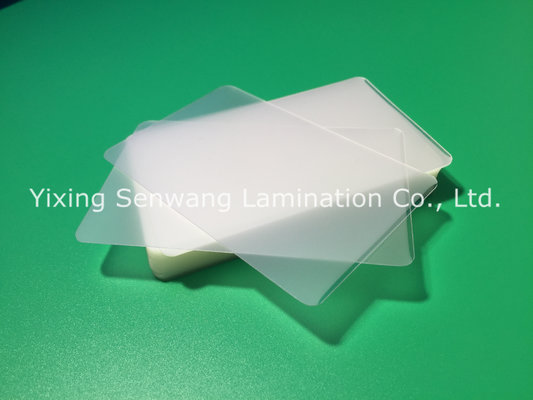125mic rimuovono il film 2-1/8» sacchetti di laminazione della laminazione di x 3-3/8» per la carta di credito