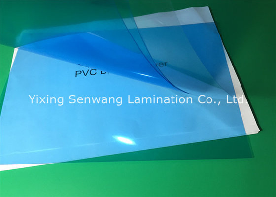 Office Clear Blue Customized Binder Covers 200 Mic Less Fish Eye