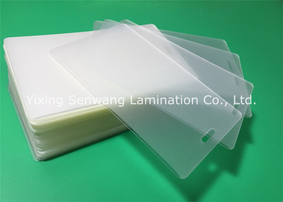 Crack Resistance Transparent 125 Micron Laminating Pouches With Slots