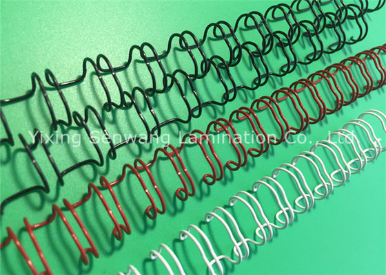 Festes Material farbiges doppelte flaches Seitenfixieren des Schleifen-Draht-6.4mm 180