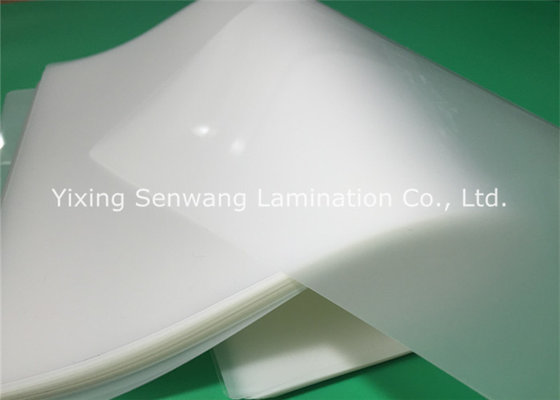 Glossy PET Pouch Laminating Film Glossy Preventing Alteration For Documents Cards