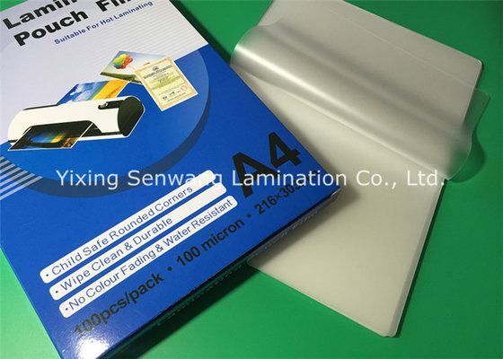 Sacchetti di laminazione della laminazione di dimensione A4 di lucentezza calda del film per la scuola dell'ufficio
