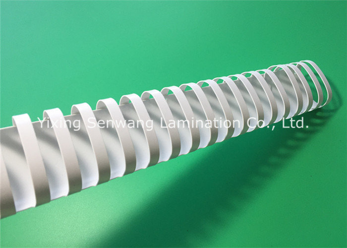 Umweltfreundlicher 45mm verbindlicher Plastikkamm/weiße Binderücken für A4 sortieren Bücher