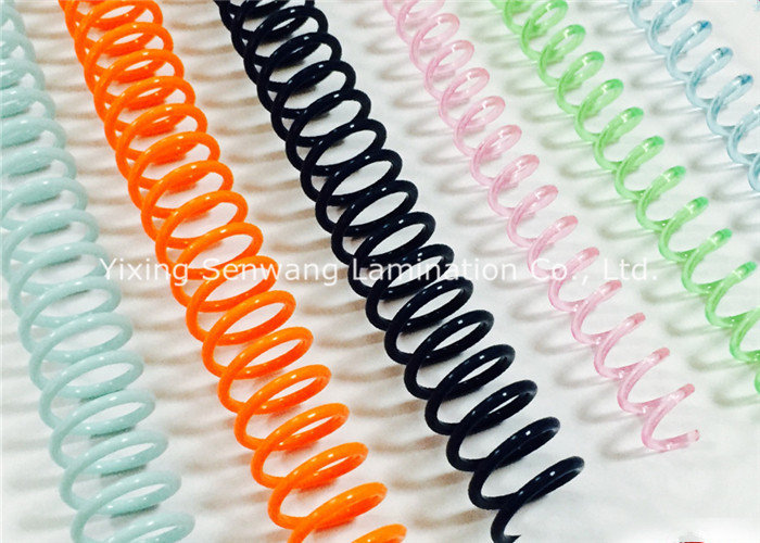 Il grippaggio a spirale di plastica di colore differente arrotola 48 anelli per la scuola dell'Office Home