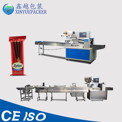 Horizontal Automatic Biscuit Packing Machine , Cookies Packaging Machine