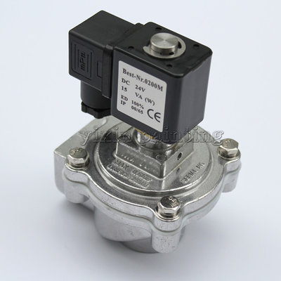 Type à angle droit durée de longue durée électromagnétique de dc 24 V à C.A. 220 V de vanne électromagnétique
