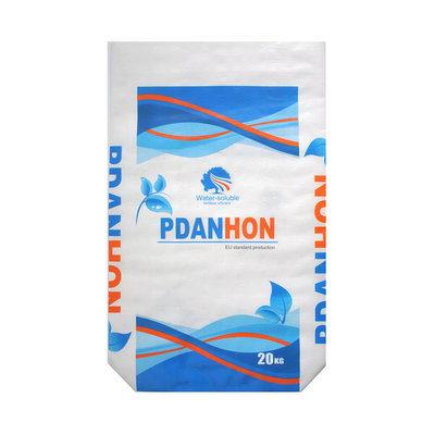 Gravure Printing WPP Block Bottom Valve Bag 20kg Recyclable High Strength