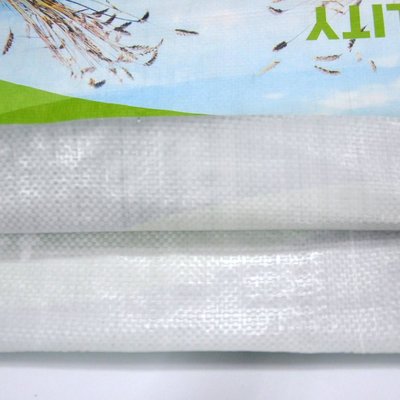 Durable 25kg Square Block Bottom Valve Bag / PP Woven Sack for Grass Seed