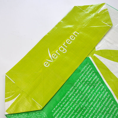 Square Bottom Custom Woven Polypropylene Bags , 25kg Seed Packaging Bags