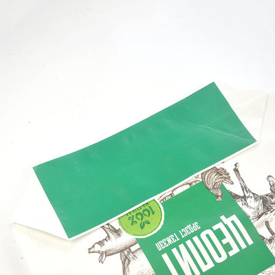 10kg Square Block Bottom Valve Bag , PP Woven Sacks For Seed Or Chemicals
