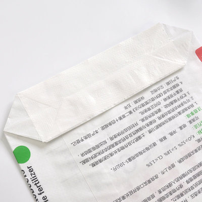 Neutral Fertilizer Pp Woven Packaging Bags 20kg , WPP Square Bottom BOPP Bag