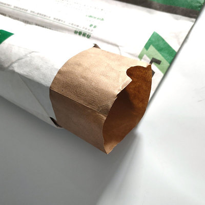 Building Materials Packaging Kraft Paper Valve Bag 20kg Moisture Proof Waterproof