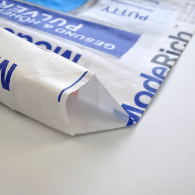 20kg Waterproof PP Cement Bags , Woven Polypropylene Sacks For Tile Adhesive