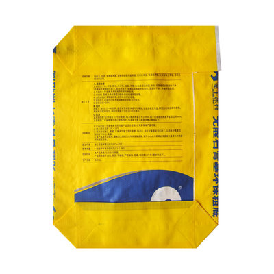Polypropylene Chemical Packing Bags / PP Woven Raffia Bags with Valve
