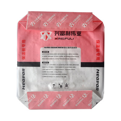 Tear Resistant PP Valve Pack Bags For Mortar Building Material / Food Additives