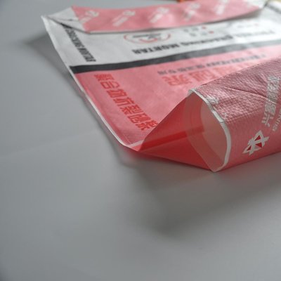 Durable Woven Plolypropylene PP Valve Bag , Mortar Packing Bags Tear Resistant