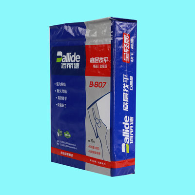 50kg Polypropylene Cement Bags , Block Bottom Valve Bag High Tensile Strength