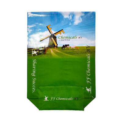 BOPP Laminated PP Woven Bags Square Bottom for Agriculture & Chemical Products