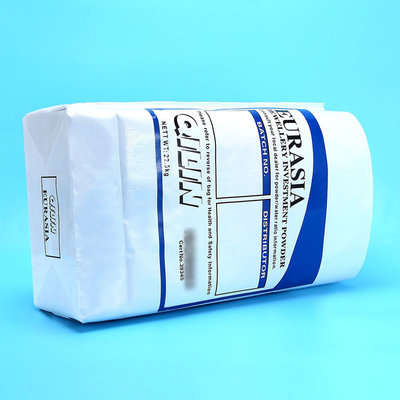 Customized Size Block Bottom Valve Bag / Woven Polypropylene Feed Bags