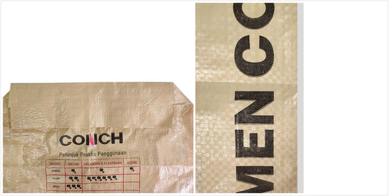 Cement Packing PP Woven Sack Bags ， Flour Packaging Bags With Valve OEM Service