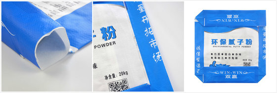 Custom Designed PP Woven Sack Bags For Putty Powder / Animal Feeds