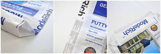 Waterproof PP Woven Sack Bags , Tile Adhesive Polypropylene Packaging Bags