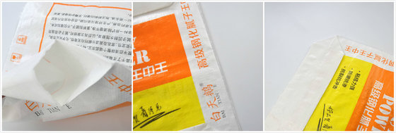 Putty Powder BOPP Laminated Bags / Recycled Woven Polypropylene Bags Custom Printed