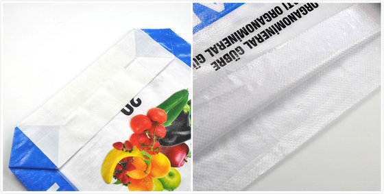 Agriculture Nutrient / Flour Packaging Bags , Square Bottom Bopp Laminated Bags