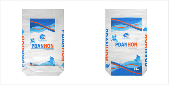 High Strength WPP Block Bottom Packaging Bag For Fertilizer / Concrete Materials