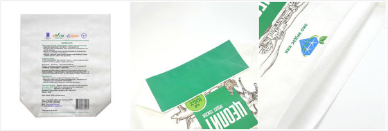 Customized BOPP Laminated PP Woven Bags For Fertilizer / Grass Seed / Animal Feed