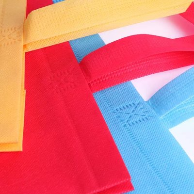 Tote Laminated Non Woven Fabric Bags , Foldable Shopping Bag Custom Design