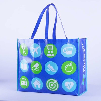 Customized Bopp Laminated woven shopping sack bags，Polypropylene Woven shopping Bag