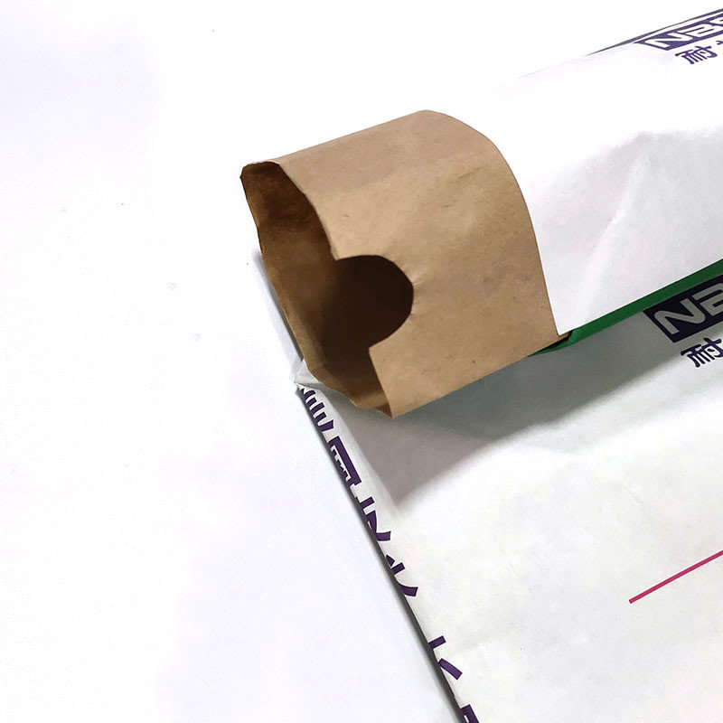 Kraft Paper Valve Bag Packaging Bags For Tile Adhesive Customized Size Offset Printing