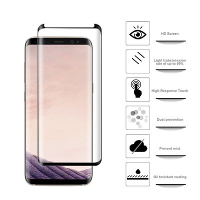 PET HD 3d Curved Samsung Galaxy Screen Protector Highly Transparent OEM