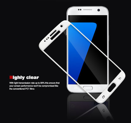 Shatterproof Round Edge Samsung Tempered Glass Screen Protector 9H Hardness