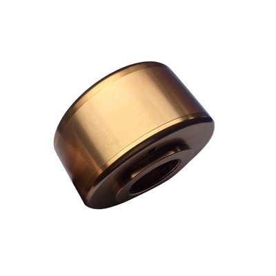 Rapid Prototyping CNC Turned Components Copper Plating Aluminum Components